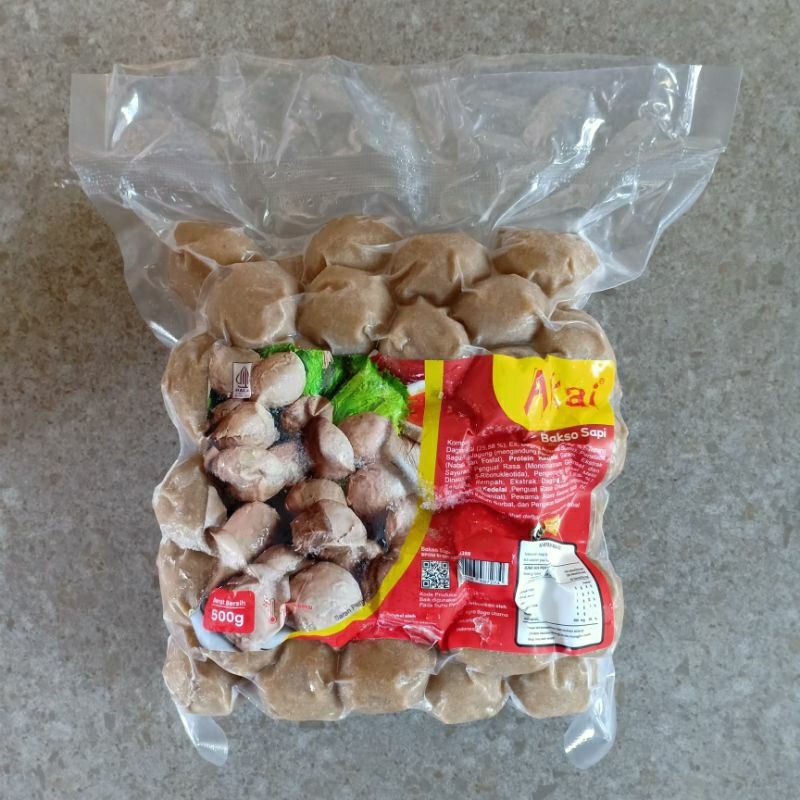 Jual Bakso Sapi Akai isi 50 pc 500 gram | Shopee Indonesia