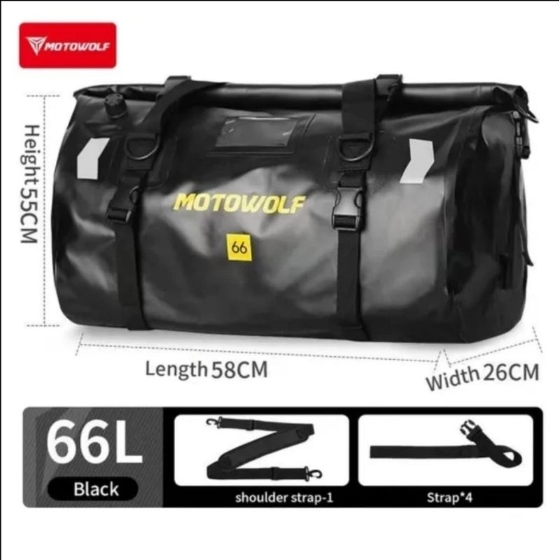 Jual Travel bag touring Motowolf waterproof MDL 0717 | Shopee Indonesia