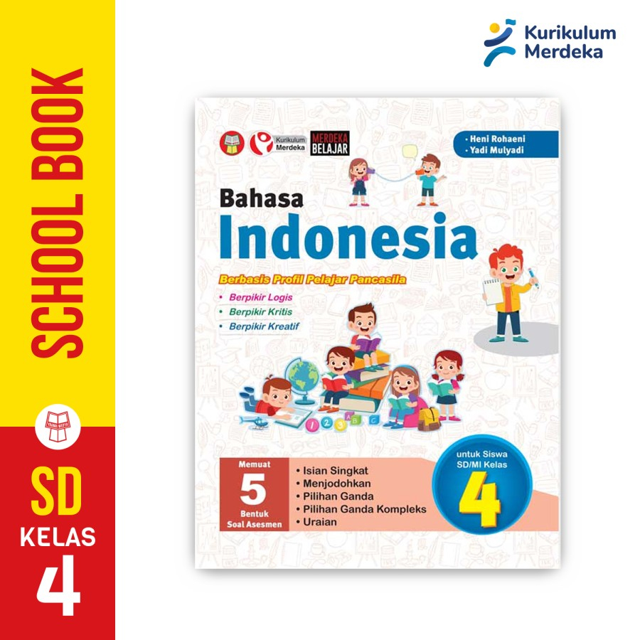 Jual Yrama Widya - Buku Bahasa Indonesia SD/MI Kelas 4 (Buku Paket Kurikulum Merdeka) | Shopee ...
