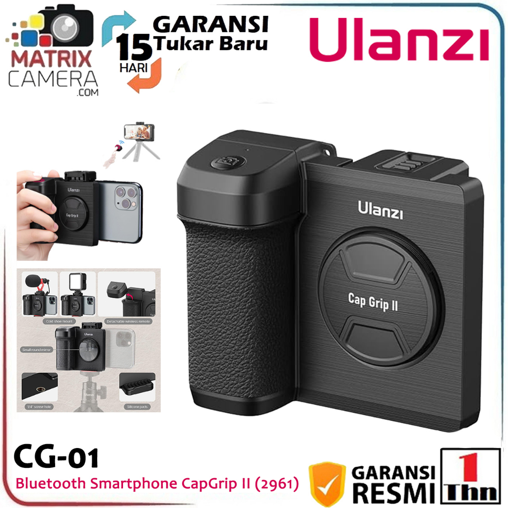 Jual Ulanzi CG01 CapGrip II Smartphone Hand Grip with Camera Shutter ...