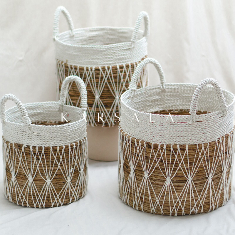 Jual KARSALA Naia Basket | Keranjang Laundry Anyaman Banana Macrame ... Jual KARSALA Naia Basket | Keranjang Laundry Anyaman Banana Macrame ...