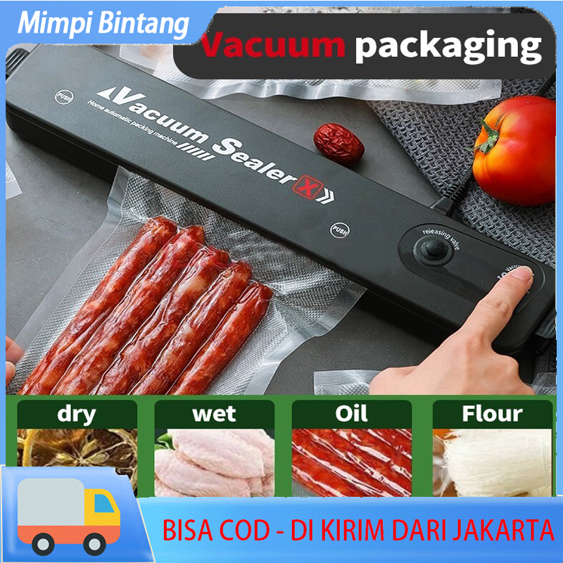 Jual Vacuum Sealer Portable Vakum Vacum Sealer Makanan Basah dan Kering ...