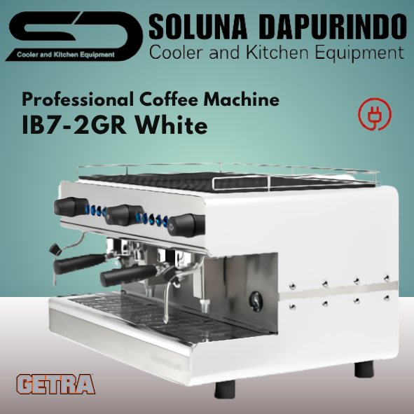 Jual GETRA Profesional Coffee Machine IB7-2GR White / IB72GR White ...