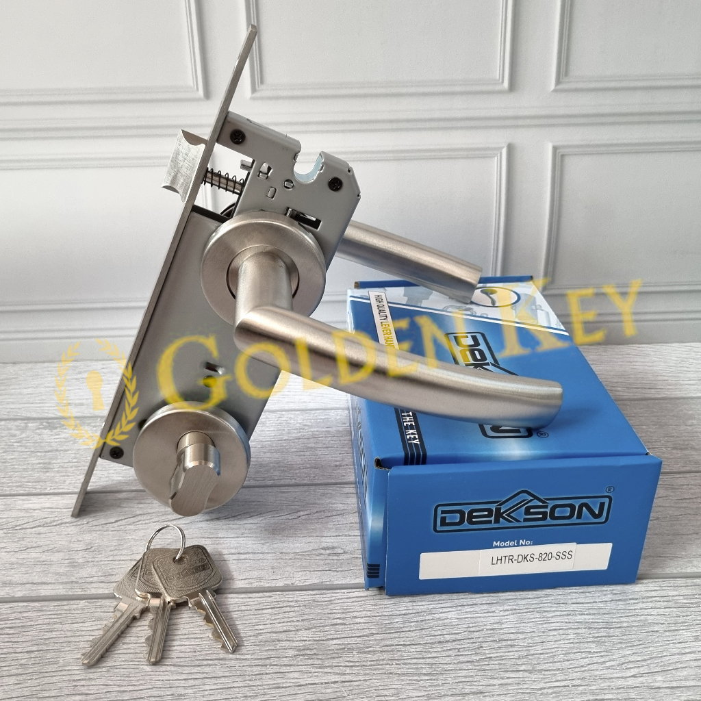 Jual Paket Set Kunci Handle Gagang Pintu Kayu Dekkson Dekson LHTR 0820 ...