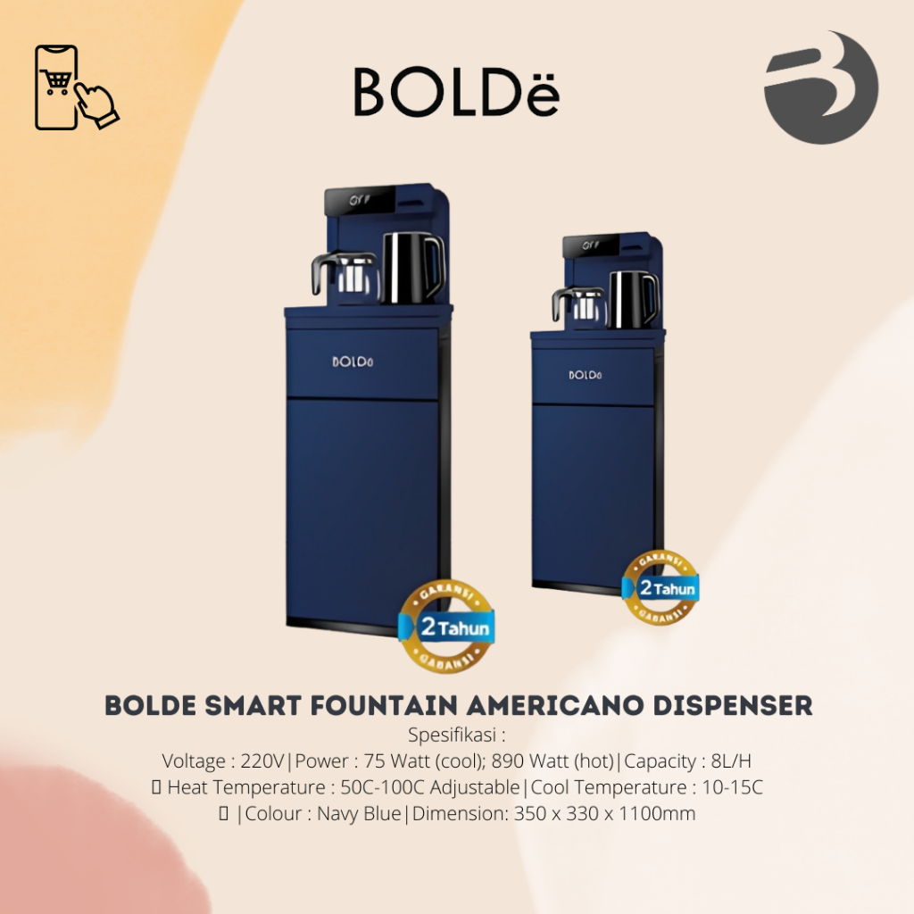 Jual BOLDE SMART FOUNTAIN AMERICANO DISPENSER | Shopee Indonesia