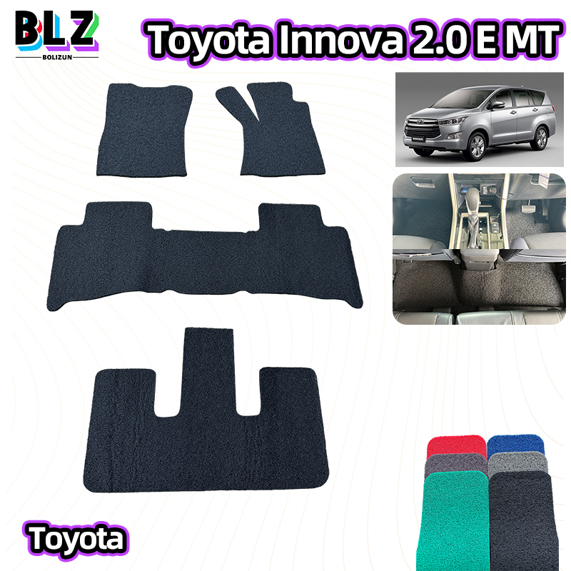 Jual BOLIZUN Custom Floor Mat 16MM - Toyota Innova 2.0 MT 2017 (7 Seat ...