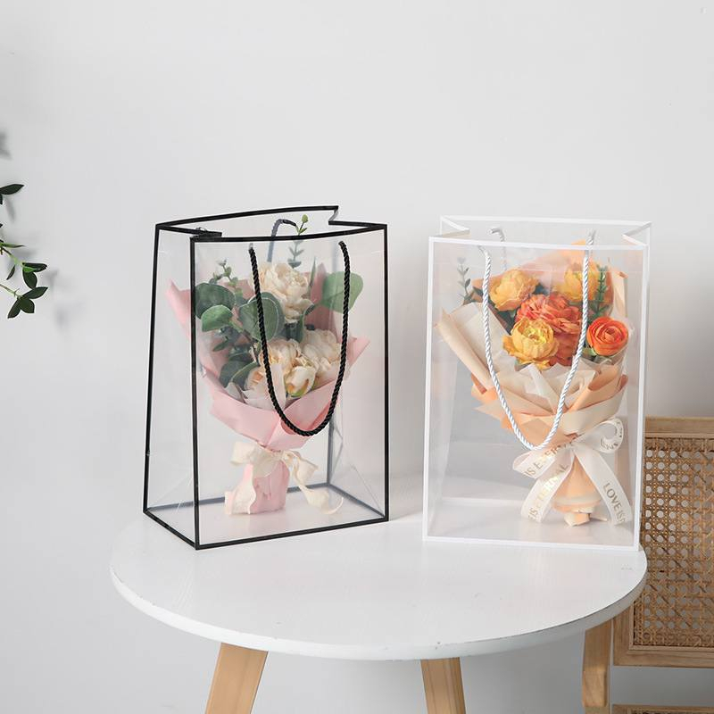 Jual FLOWER BOX TRANSPARANT MOTHERS DAY/PAPER BAG BOUQUET BUNGA/OPP ...