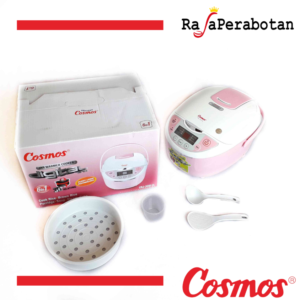 Jual Cosmos Magic Com Digital CRJ3201D Plastik 2 Liter 400 Watt ...