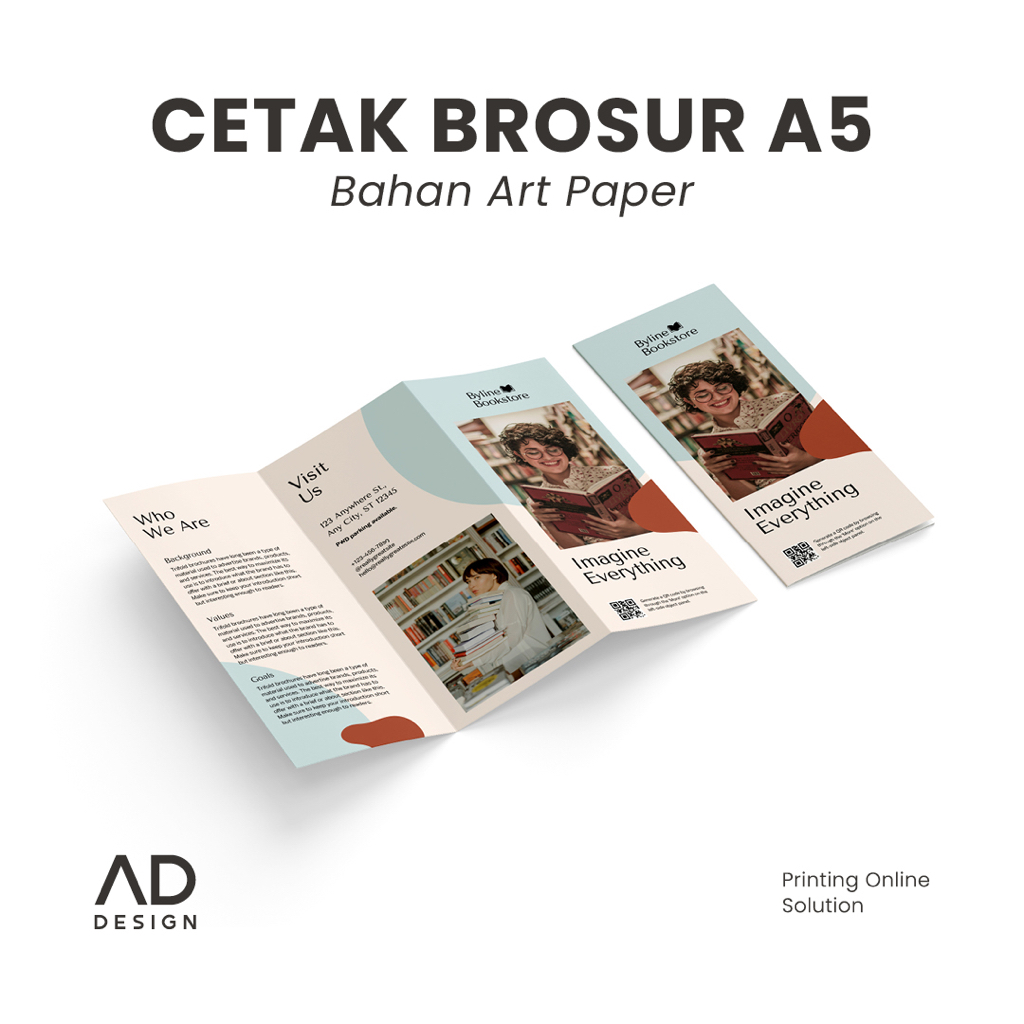 Jual CETAK BROSUR A5 / FLYER A5 / PAMFLET A5 / LEAFLET A5 | Shopee ...