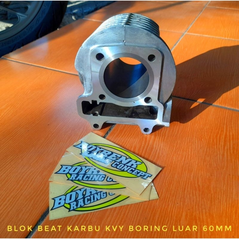 Jual CYLINDER BLOK BEAT KARBU BEAT FI BEAT ESP KVY/KZL/K44 BORING/LINER LUAR 58/60/61/62-BOYRENK ...