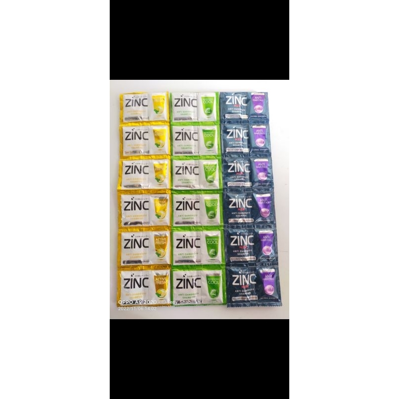 Jual SHAMPO ZINC RENTENG ISI 12 SACHET | Shopee Indonesia