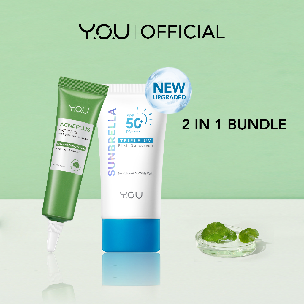 Jual YOU Sunbrella Triple UV Elixir Sunscreen Gel SPF 50+ PA++++ 2in1 ...