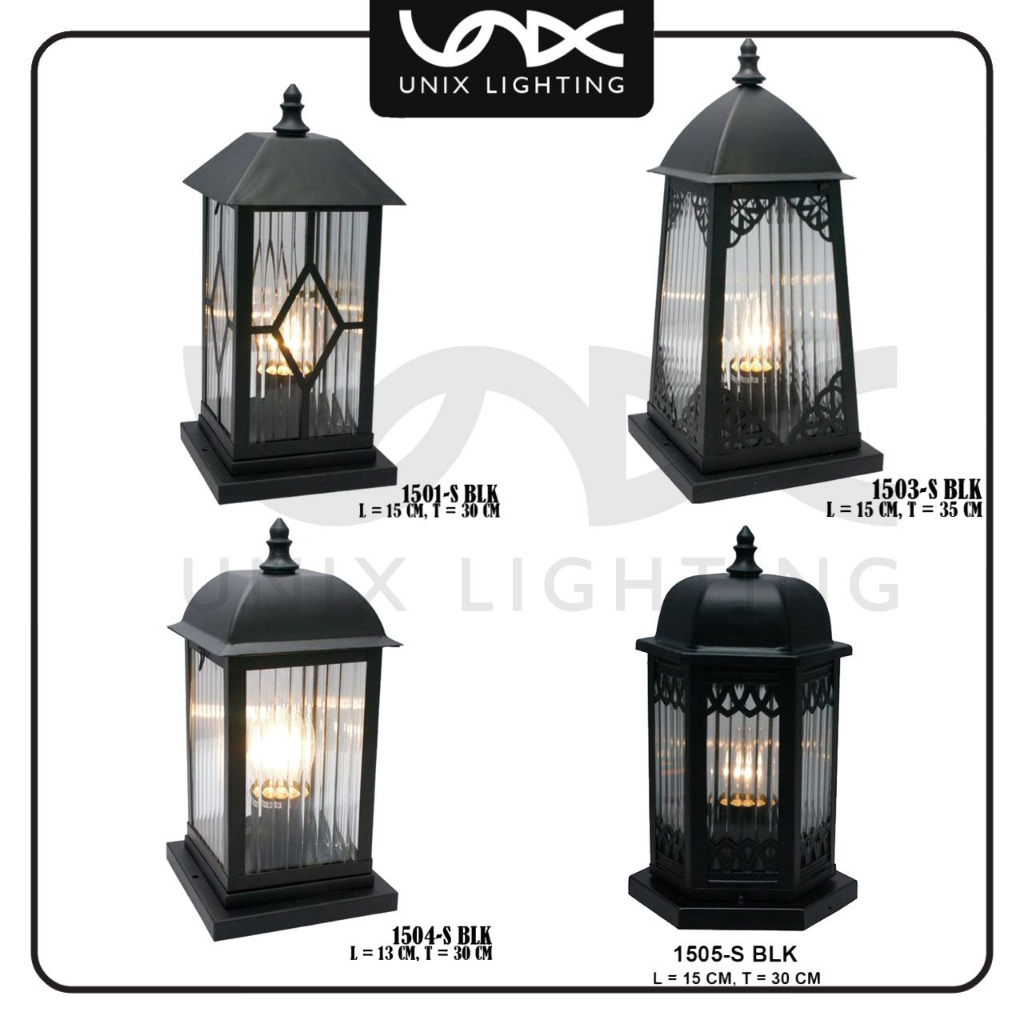 Jual Lampu Pilar Pagar Model Minimalis Untuk Outdoor Merek Lumina LP ...