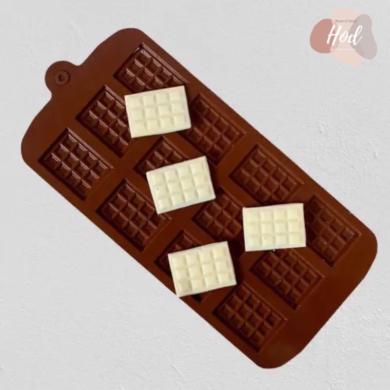 Jual Cetakan Coklat Choco bar Button Cetakan kancing Puding Fondant ...