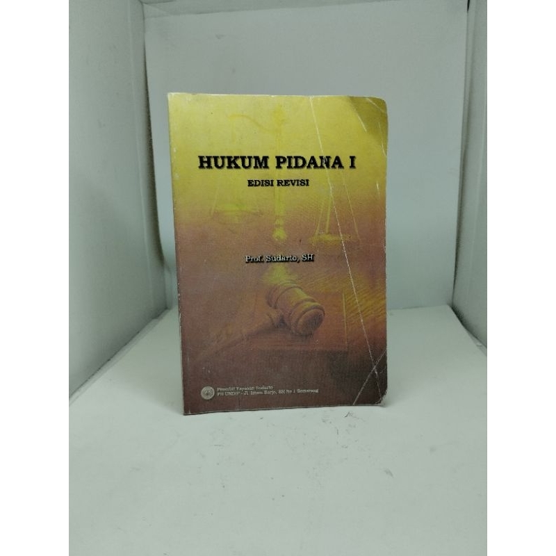 Jual HUKUM PIDANA 1 EDISI REVISI - SUDARTO | Shopee Indonesia