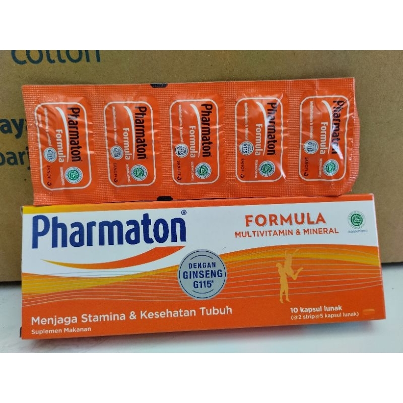 Jual Pharmaton Formula Strip Isi 5 Kapsul/ Menjaga Stamina Tubuh ...