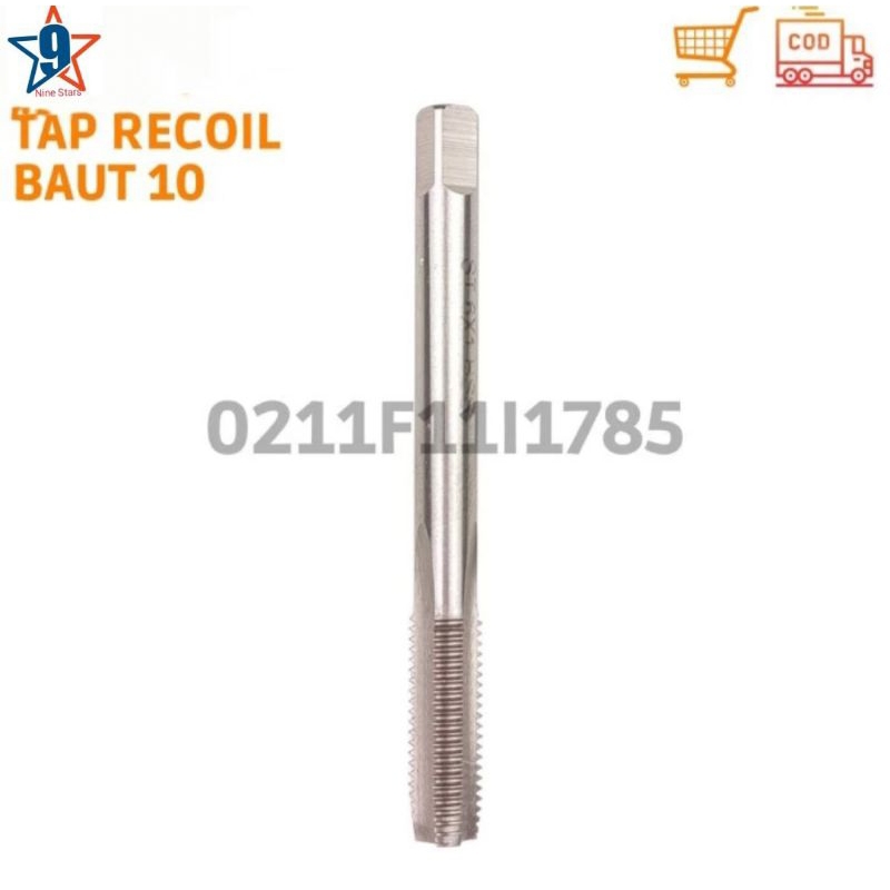Jual Hand tap recoil helicoil untuk baut 10 M6x1.0 HSS bukan yamawa OSG ...