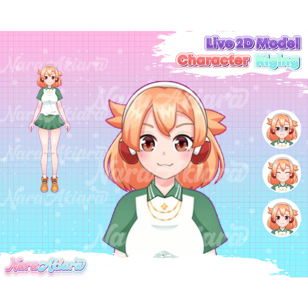 Jual Karakter Anime Vtuber Model Live2D Siap Pakai Pilihan Terbaik ...