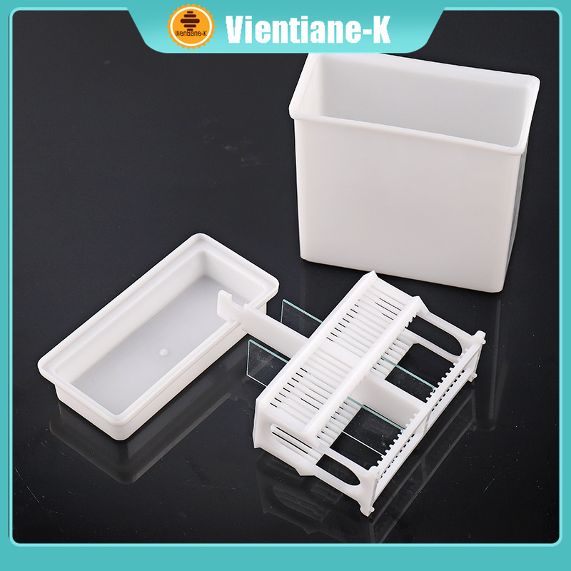 Jual Staining Rack / Staining Jar Rack Untuk 24 Microscope Slide ...