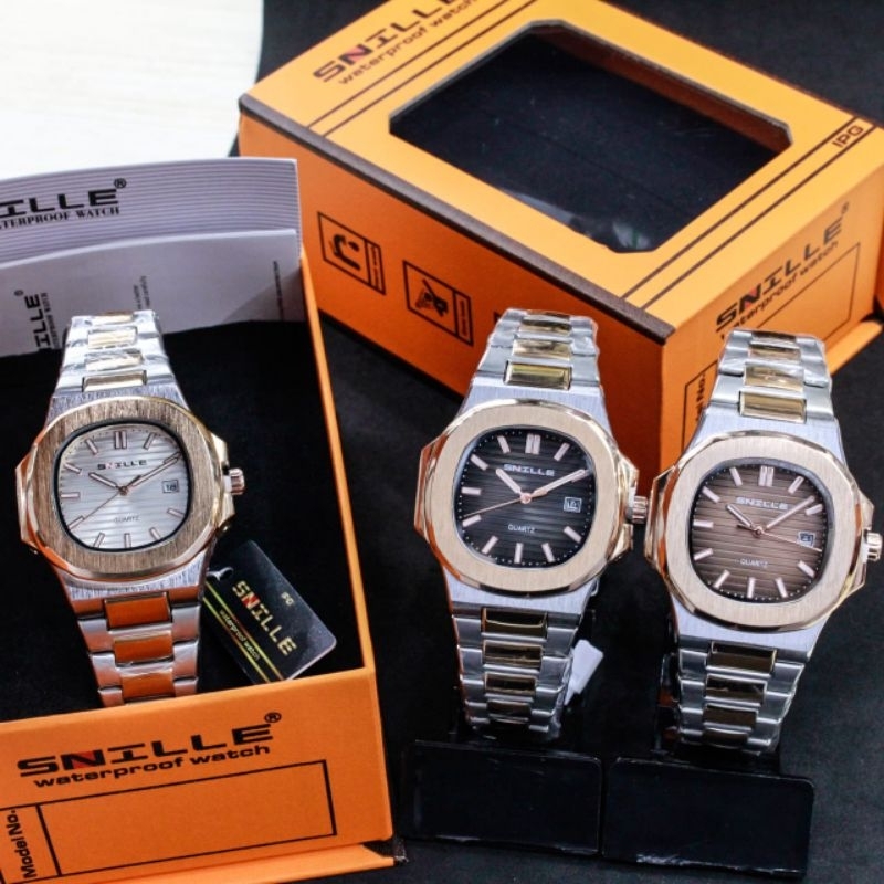 Jual JAM TANGAN TANGGAL SNILLE N3002G ORIGINAL | Shopee Indonesia