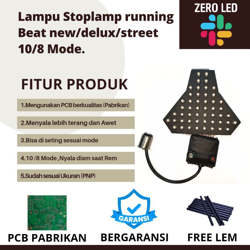 Jual Stoplamp running beat deluxe street CBS ISS 11 Mode 10 Mode tahun ...