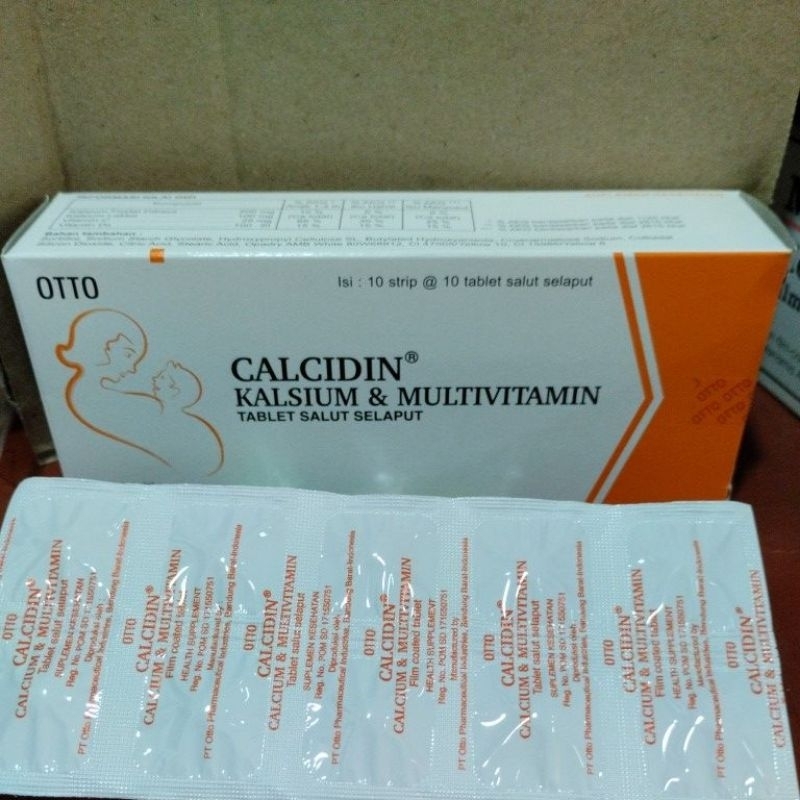 Jual Calcidin tablet / kalsium / vitamin / Multivitamin | Shopee Indonesia
