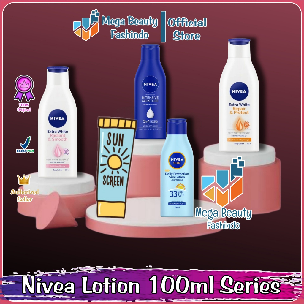 Jual Nivea Body Lotion Extra White Repair Protect Instant Glow Night