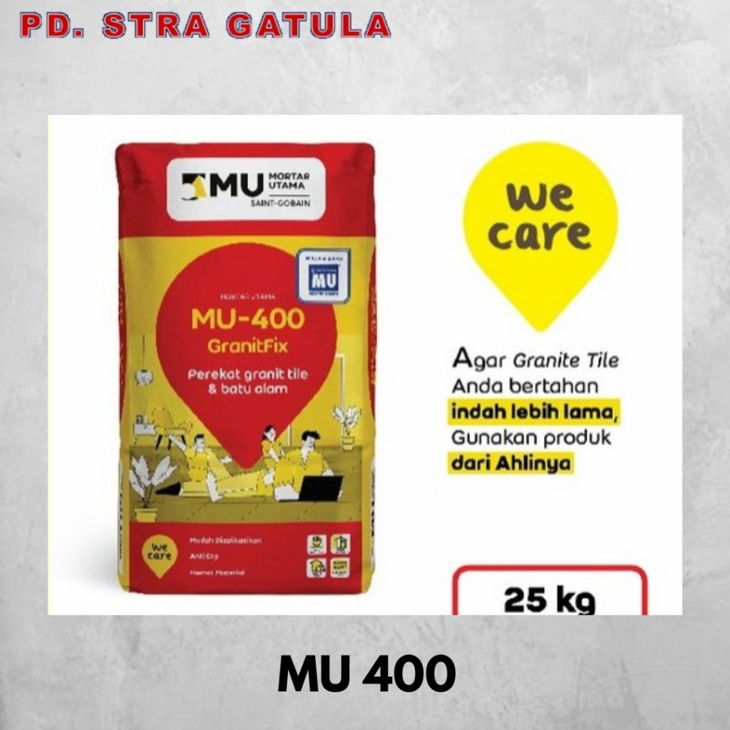 Jual MU-400 - Semen Perekat Granite/Granit / MU 400 (Invoice) | Shopee ...