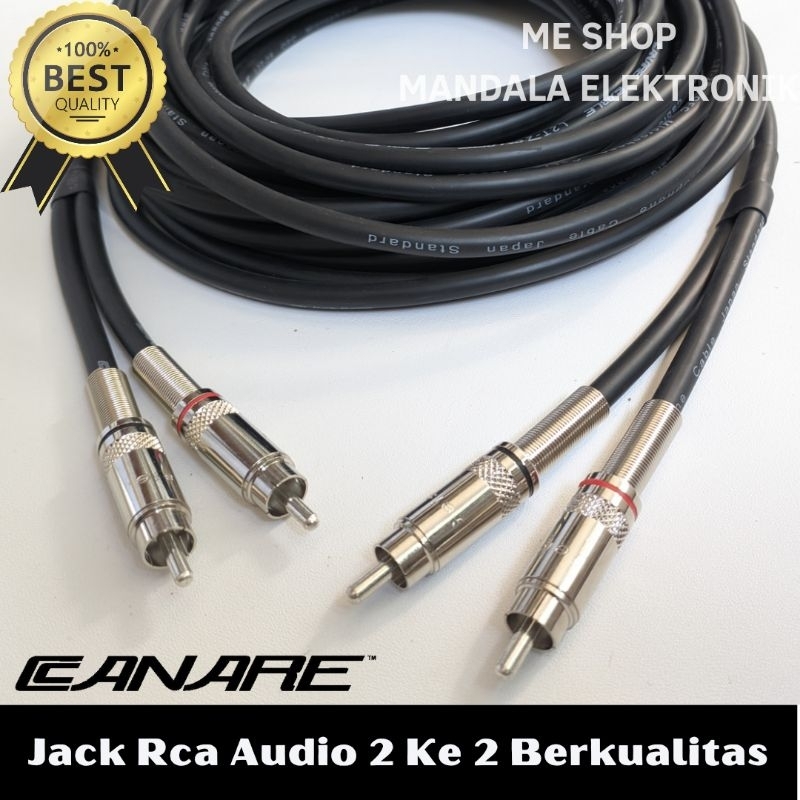 Jual Kabel RCA 2-2 kabel jack RCA berkualitas panjang 5 sampai 10 meter ...