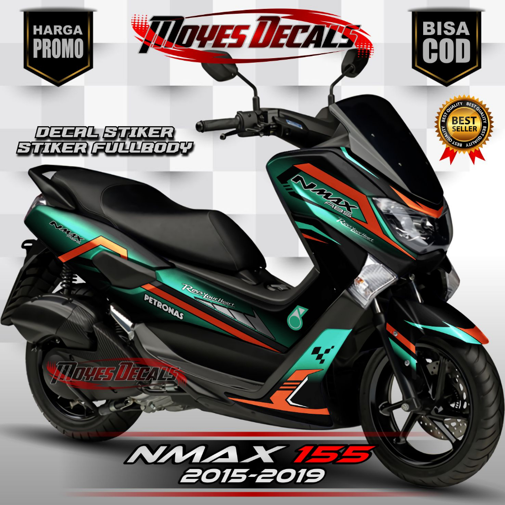 Jual Decal Sticker Yamaha Nmax 155 Old Fullbody 2015-2019 Decal stiker ...