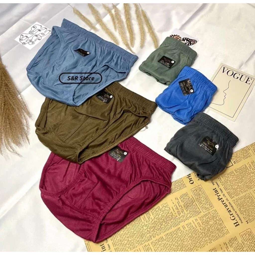 Jual 6 Pcs | Sempak Pria Dewasa GH-Coy | sempak laki laki | Shopee ...