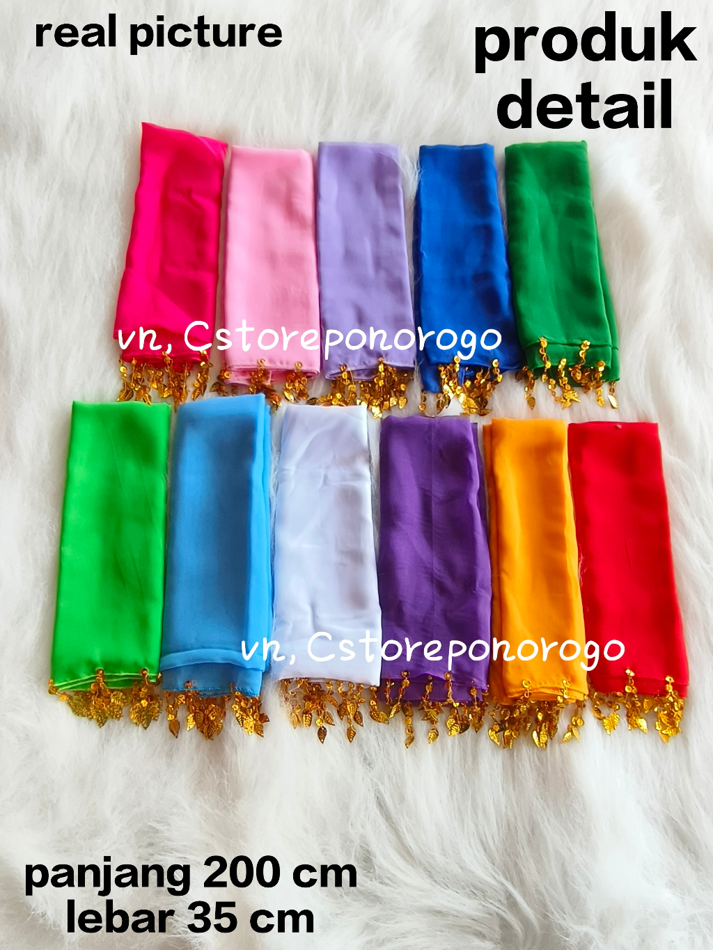 Jual SAMPUR TARI GOMBYOK HARGA GROSIR / slendang / slendang tari ...