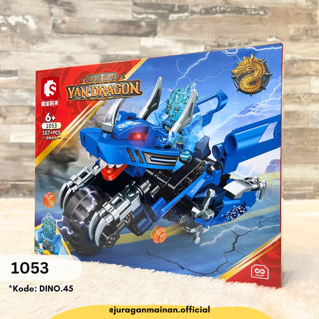 Jual SEMBO BLOCKS Yan Dragon Series - Bricks Mainan Balok Mainan ...