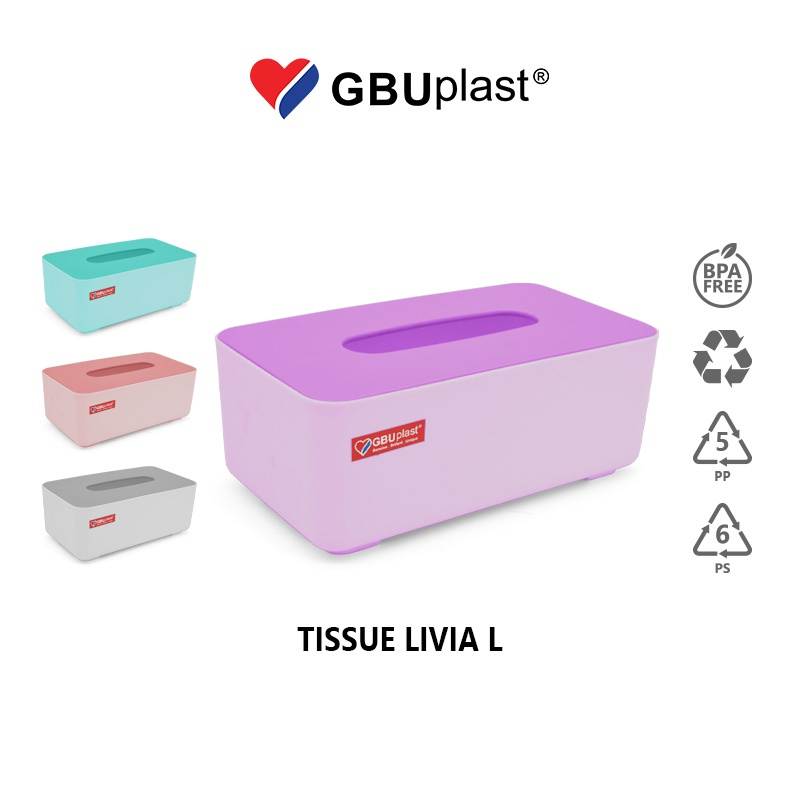 Jual KOTAK TISU LIVIA LARGE TEMPAT TISSUE KOTAK TISSUE BESAR GBU ...