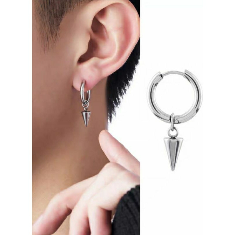 Jual Anting titanium model punk Korea anti karat terbaru | Shopee Indonesia