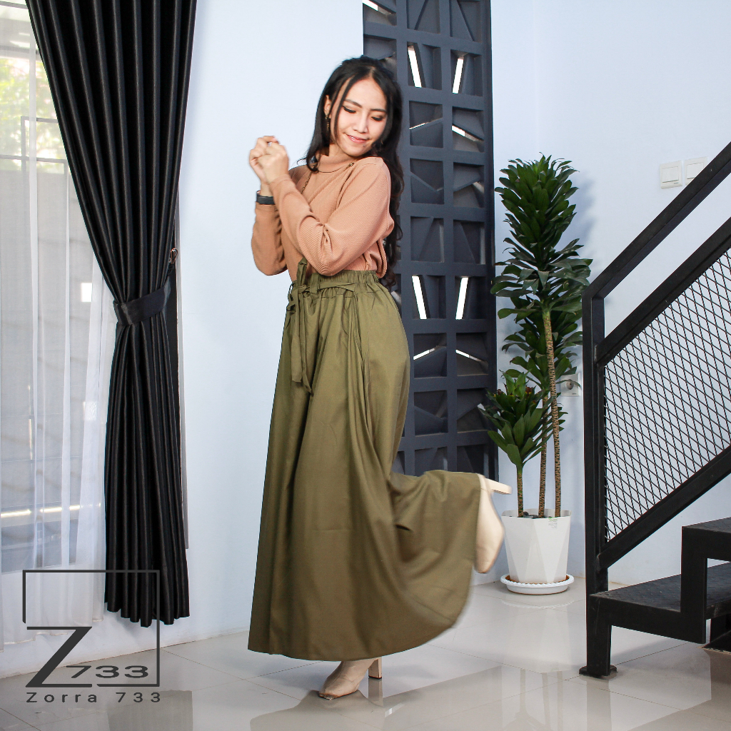 Jual Rok Katun Wanita Terbaru Panjang Payung Model Kekinian Rok Cewek ...