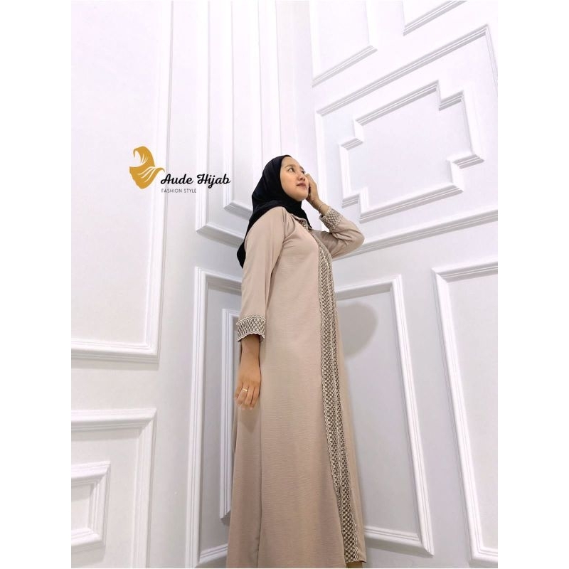 Jual Gamis Abaya Turki Full Renda Kringkle Airflow Premium(Gamis Renda ...