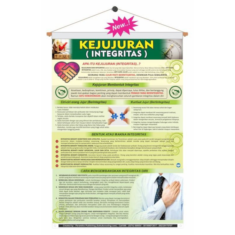 Jual BANNER / POSTER KEJUJURAN INTEGRITAS | Shopee Indonesia