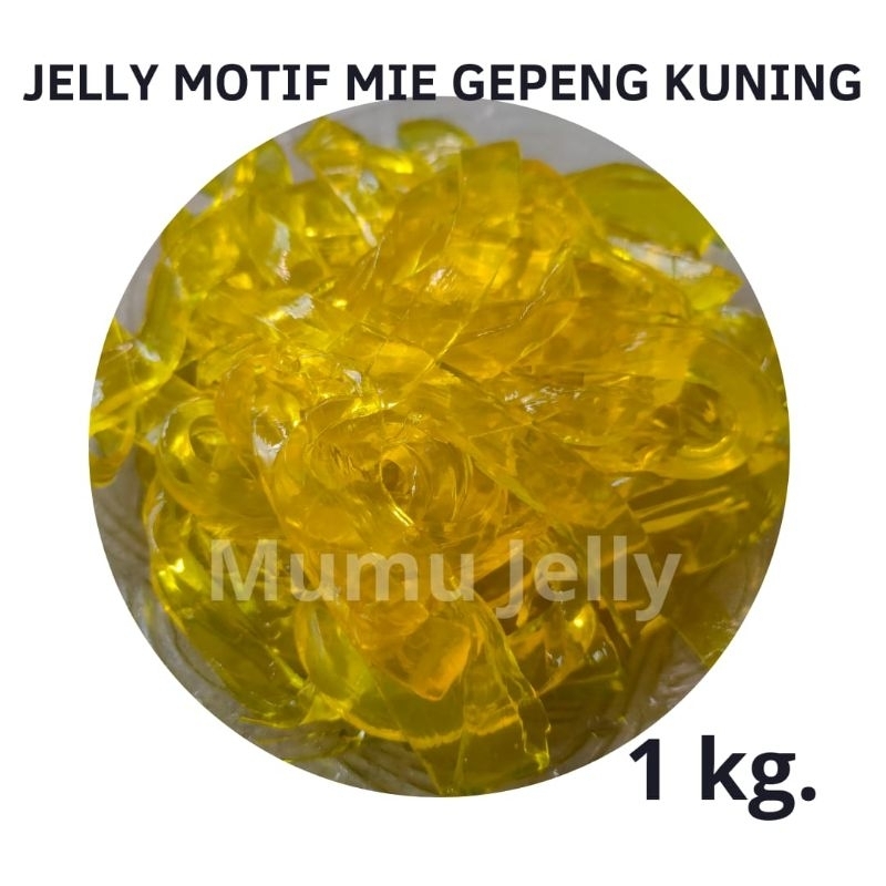 Jual Jelly Motif Mie Jelly Kuning Kristal Bening Topping Minuman Es Mie Jeli Shopee Indonesia