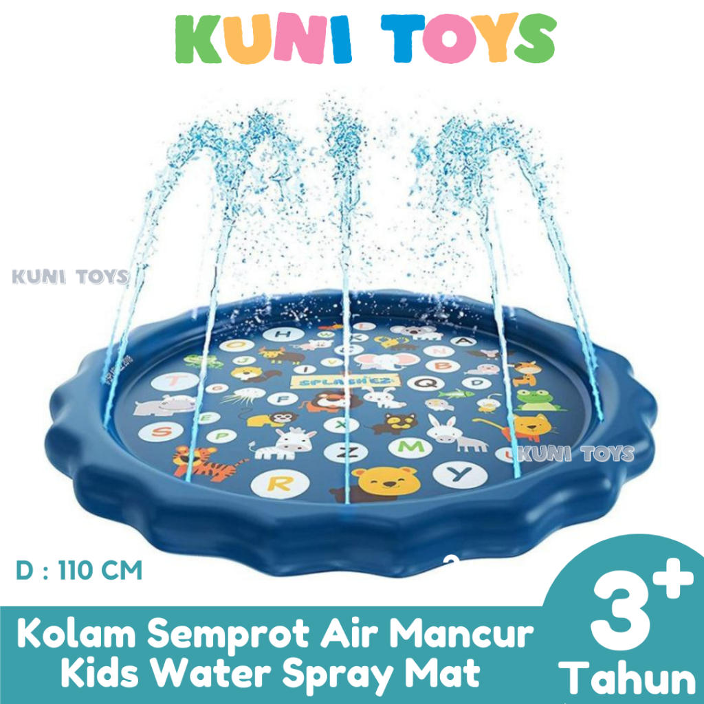 Jual Kolam Semprot Air Mancur Kids Water Spray Mat Permainan Mainan ...