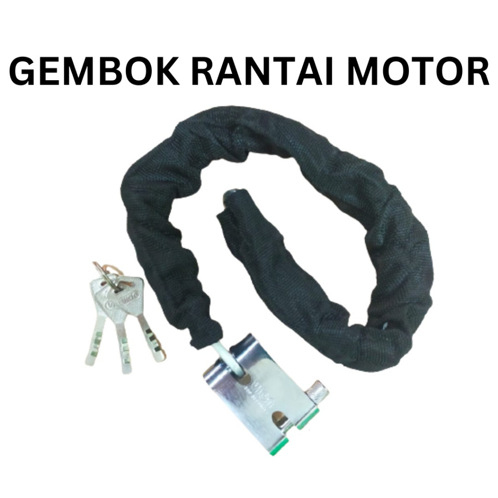 Jual Aneka - GEMBOK RANTAI MOTOR 60CM PENGAMAN PAGAR LAPIS KAIN RANTE ...