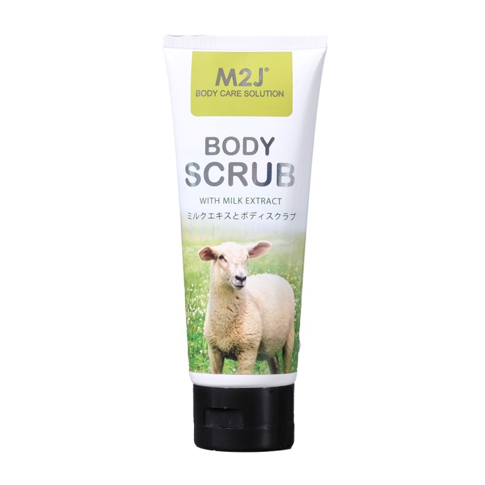 Jual M2J Whitening Body Scrub with Milk Extract 200g | Shopee Indonesia