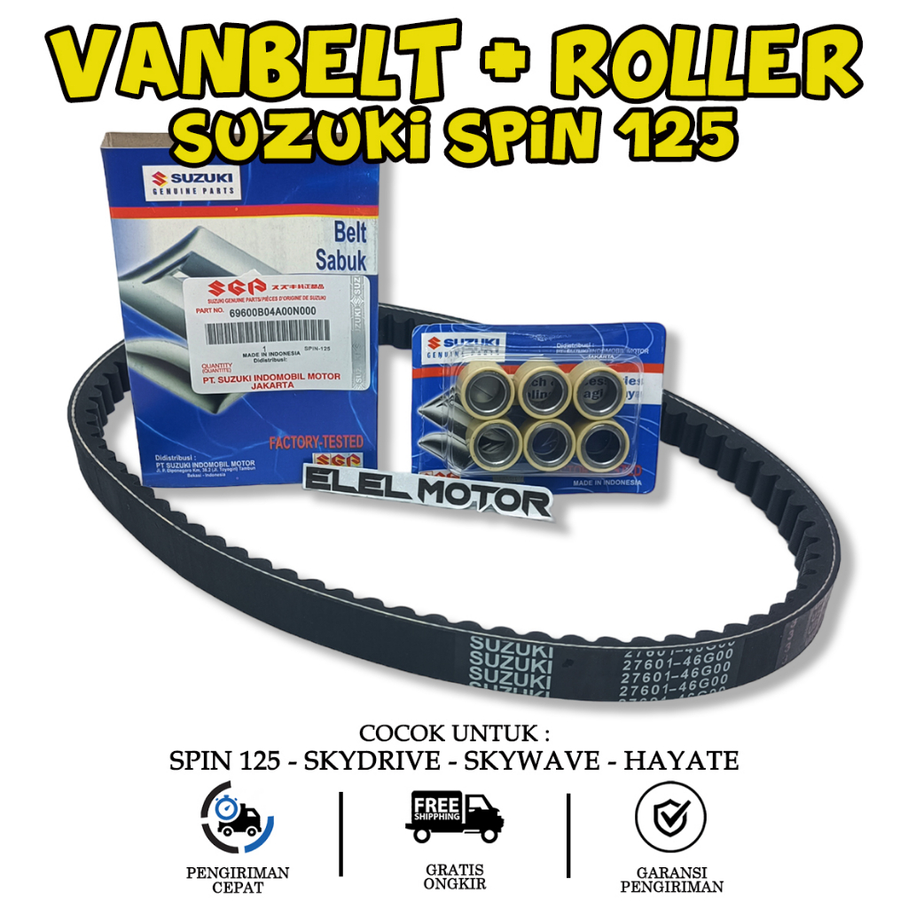 Jual Skywave / Vanbelt V Belt Mitsuboshi Roller Suzuki Spin 125, Skydrive, Hayate 12 13 Gram ...
