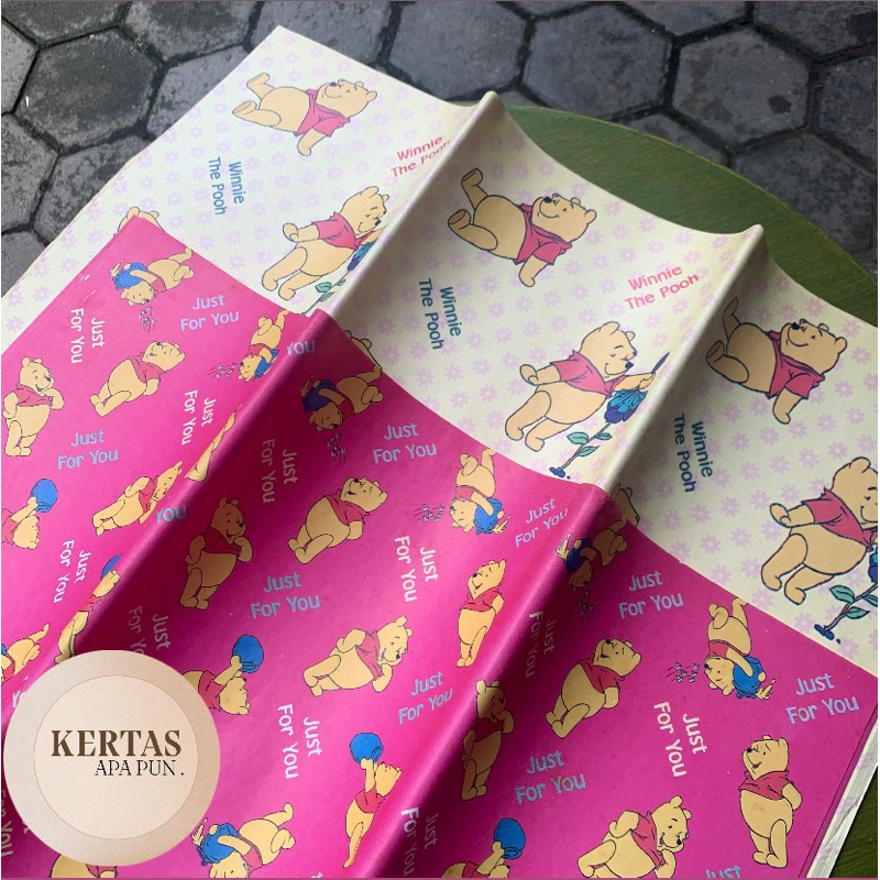 Jual Kertas Kado Kartun Motif Warna / Sampul Buku Murah Anak Dewasa ...