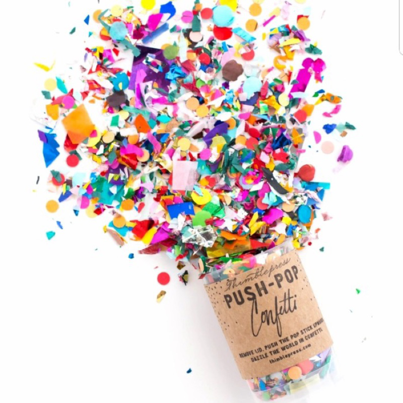 Jual Confetti Push Pop (Party Popper Mini) | Shopee Indonesia