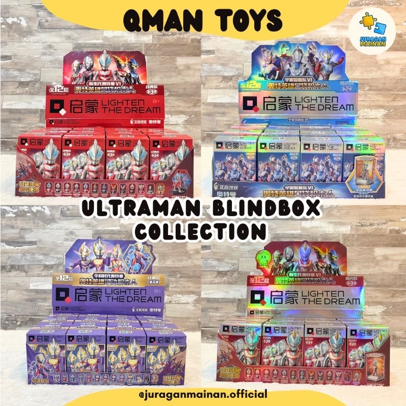 Jual QMAN TOYS Ultraman Blindbox Series - Bricks bongkar susun brick block Blocks Mainan edukasi ...