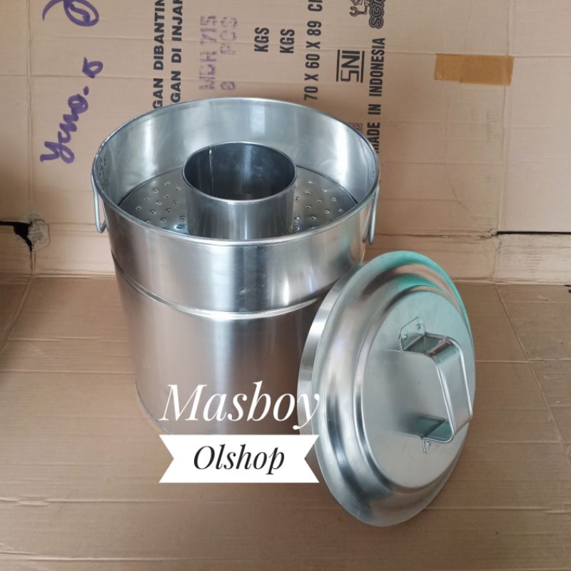 Jual Dandang Bakso Alumunium 35 Cm / Tong Bakso Malang / Panci Bakso ...