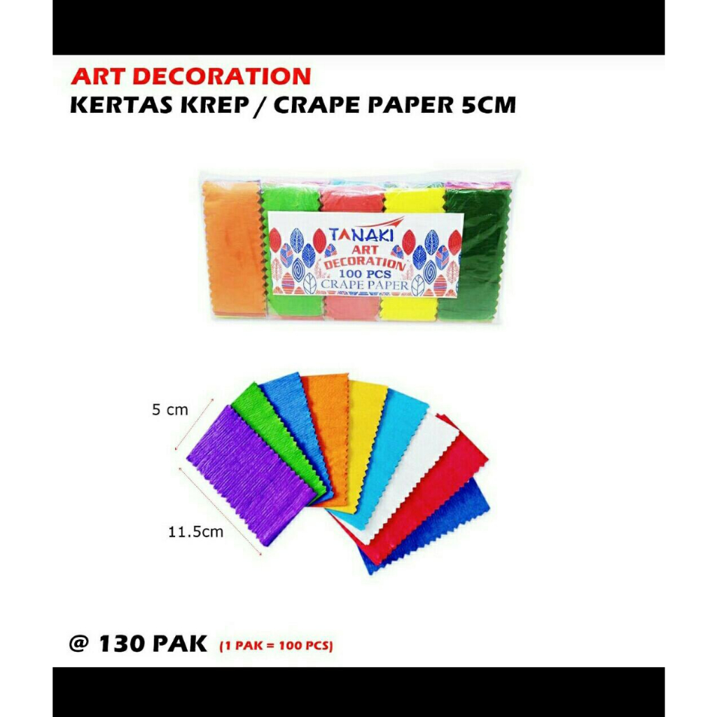 Jual Kertas Krep potongan krep renda - | Shopee Indonesia