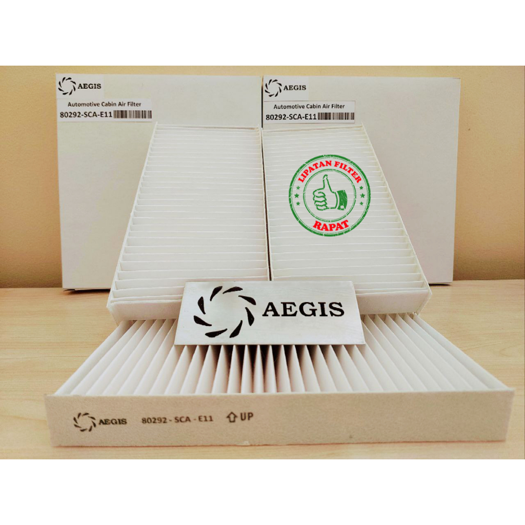 Jual AEGIS Filter Cabin AC / Kabin Ac 80292-SCA-E11 Stream 2.0L & 1.7L ...