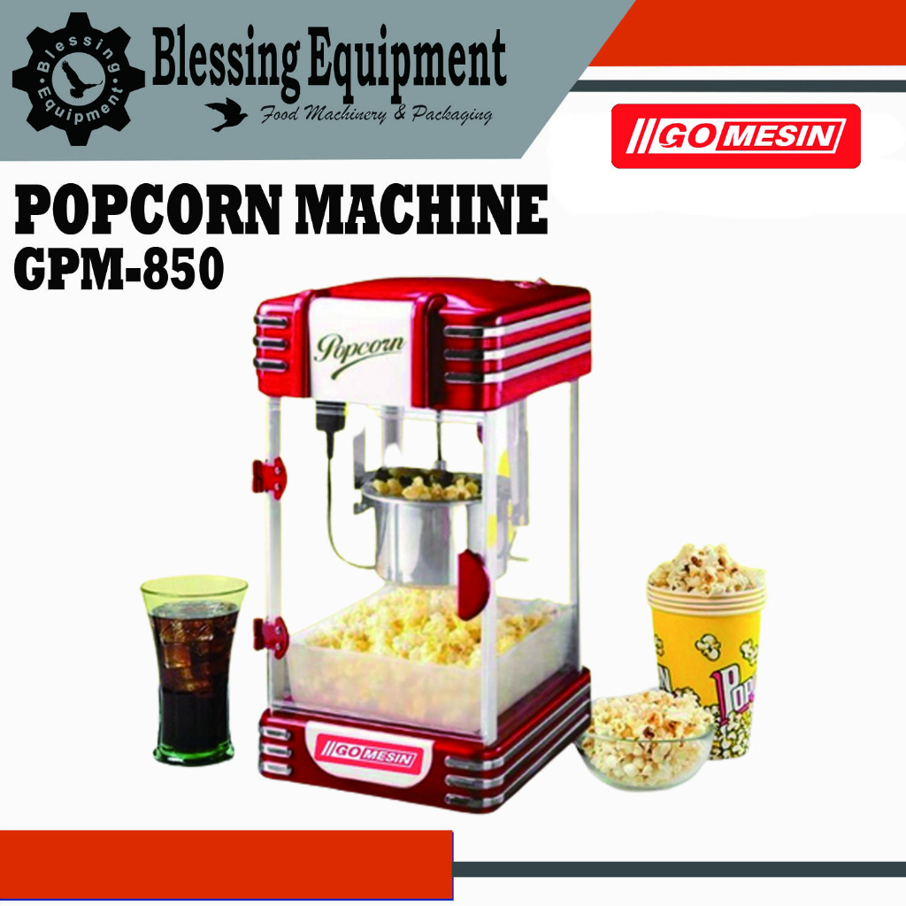 Jual MESIN PEMBUAT POPCORN MINI ORIGINAL GOMESIN GM-GPM-850 GARANSI ...